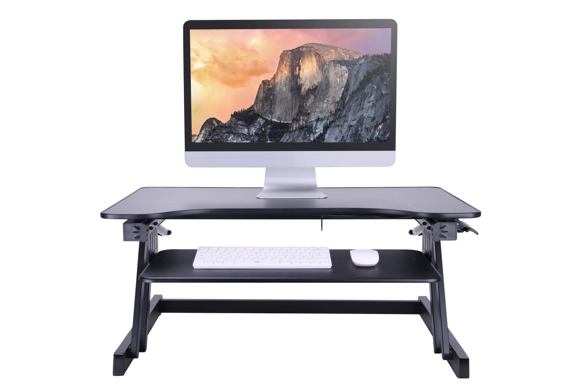 Rocelco ADR - Adjustable Desk Riser and Standing Desk Converter