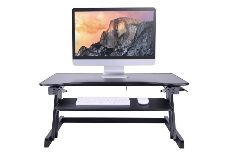 Rocelco ADR - Adjustable Desk Riser and Standing Desk Converter