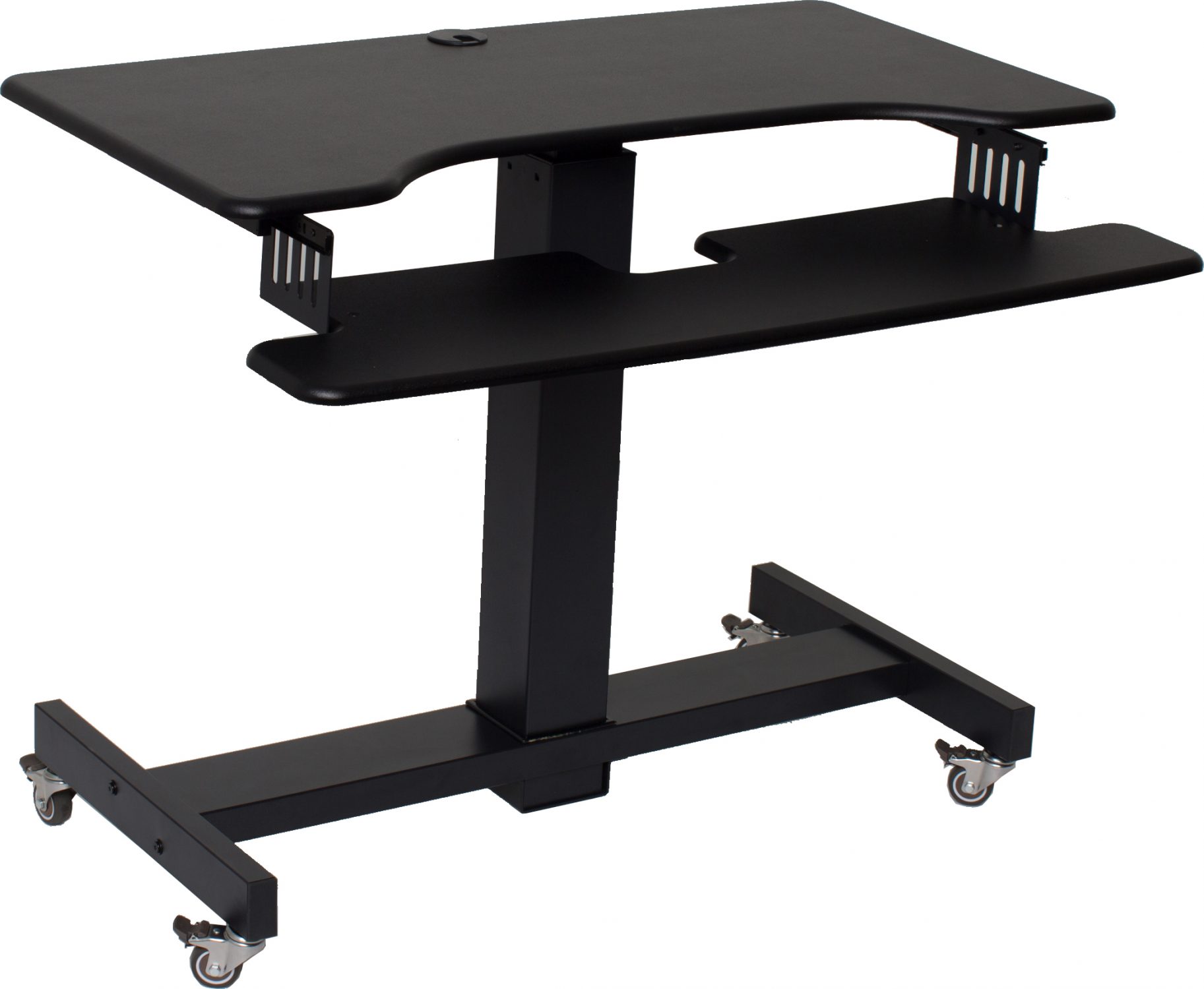 Rocelco MSD-40 Mobile Sit to Stand Desk - Rocelco